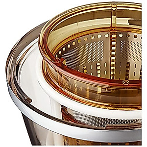 Omega Vertical Low Speed Juicer, 150-Watt, Silver