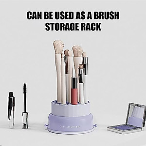 Cosmetic Cleaning Box, Portable Cosmetic Tool Washing Bowl, Silicon Brush Cleaner Pad, 300g Makeup Brush Washing Box, Cosmetic Cleaning Mat, Scrubber Bowl Pad for Makeup Sponge Powder Puff Brushes