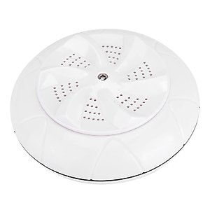 Ultrasonic Washing Machine, USB Powered Portable Turbine Washing Machine Ultrasound Turbo Washer for Traveling Camping Home College Dormitory (White)