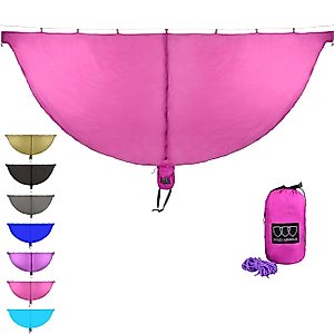 Gold Armour Hammock Bug Net - Mosquito Net for Hammocks - Premium Quality, Mesh Hammock Netting, Camping Accessories for Camping Hammock - Essential Camping Gear