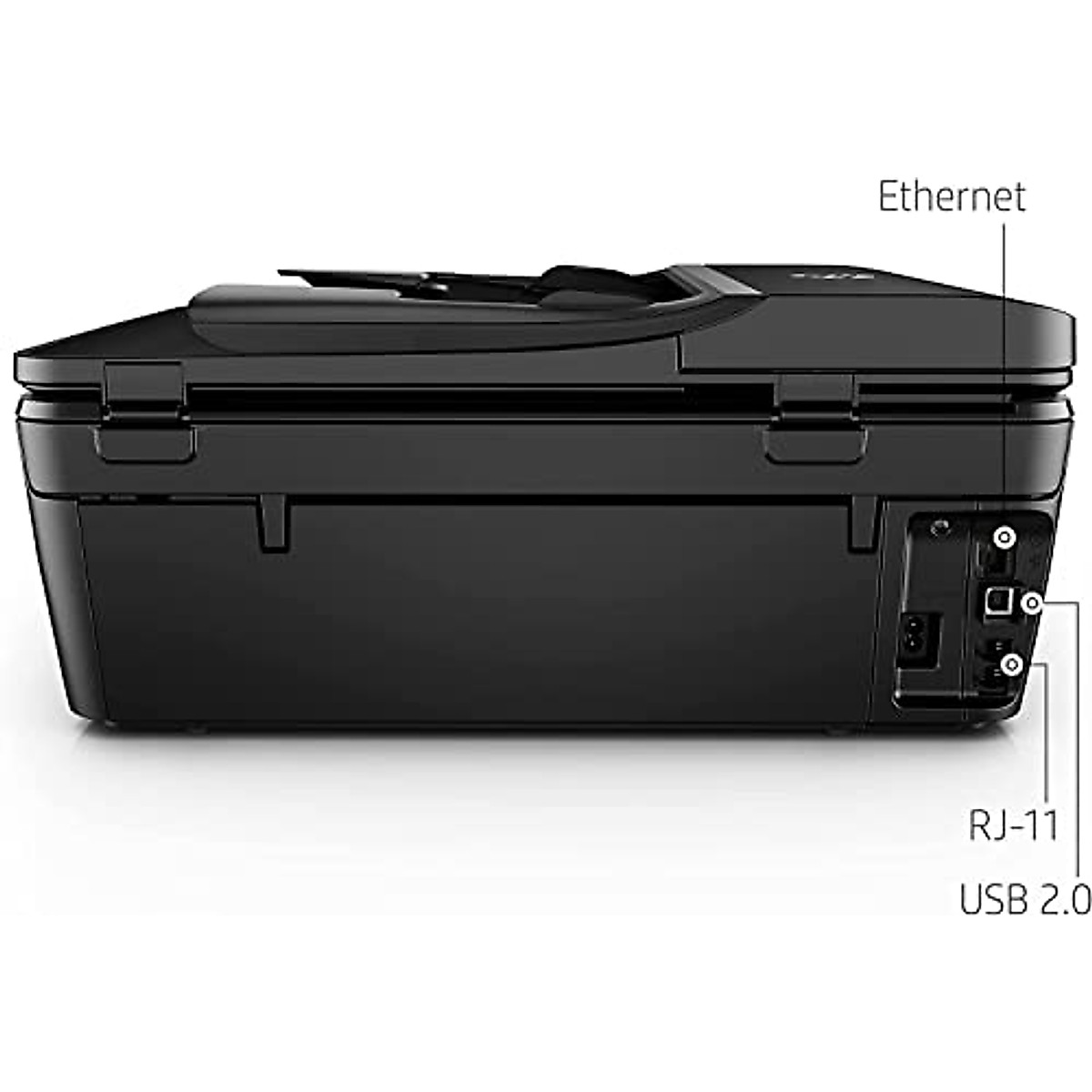 HP Envy Photo 78-55 All-in-One Wireless Color Inkjet Printer - Black -Print Copy Scan Fax - 15 ppm, 4800 x 1200 dpi, 2.65" Touchscreen CGD, 35-Page ADF, Auto 2-Sided Printing, Ethernet, WiFi