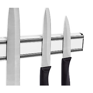 Internet’s Best Magnetic Knife Rack - 12.5 Inch - Knife Storage Bar Strip - Aluminum - Metal Knives, Utensils and Kitchen Sets Holder