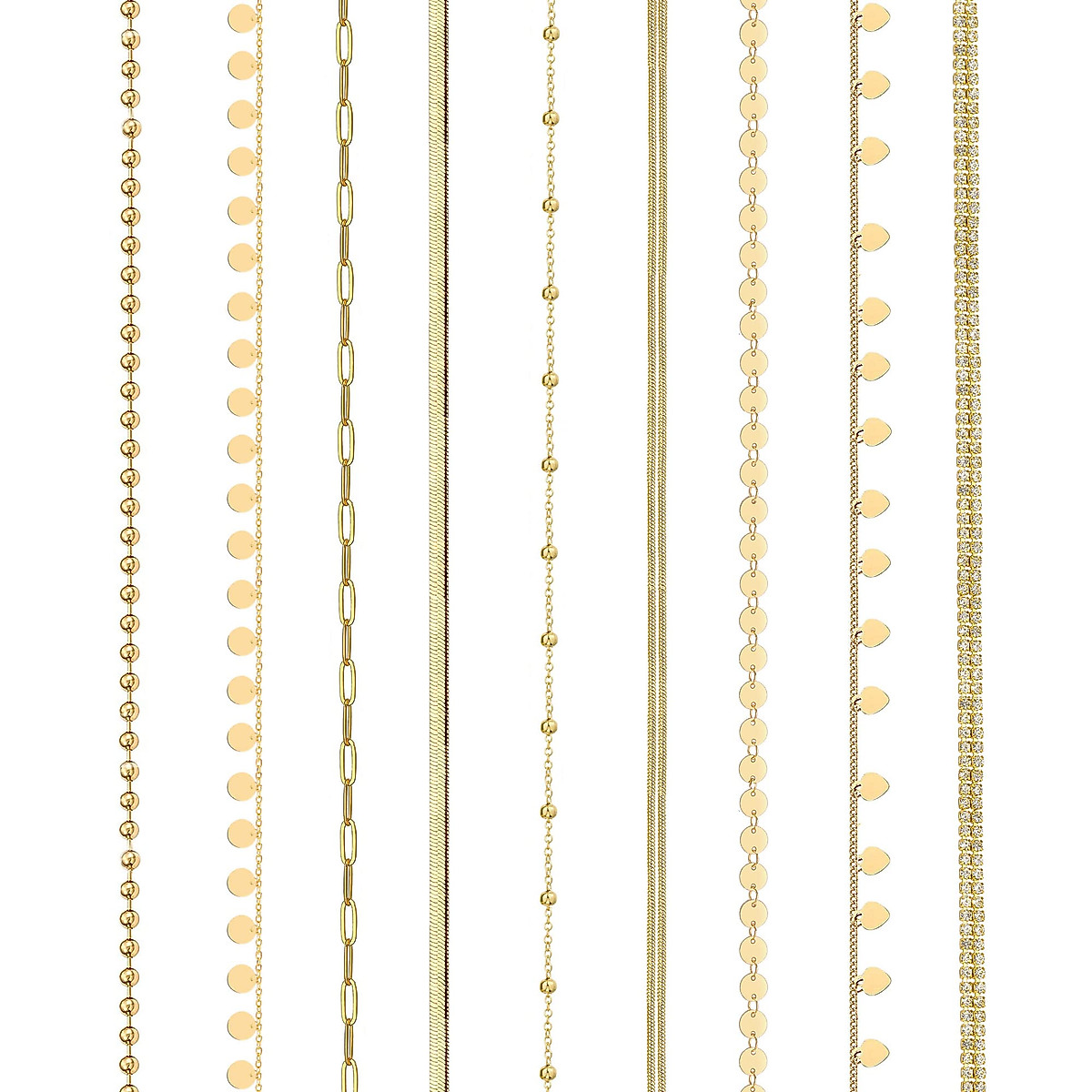 Honsny Waist Chain for Women, 14K Gold Beach Bikini Belly Chain Jewelry Waist Beads Body Chain, Summer Waist Body Chain Set for Teen Girls