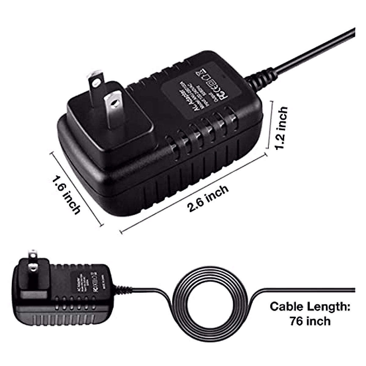 AC/DC Adapter for Dana by AlphaSmart ACC-AC55 41-7.5-500D ACCAC55 41-75-500D Alpha Smart 7.5 V Class 2 Transformer Power Supply Cord Cable Wall Charger PSU