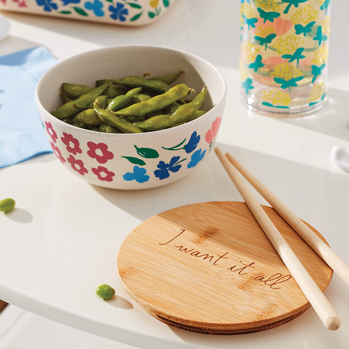 kate spade new york Floral Fields Bowl w/ Lid