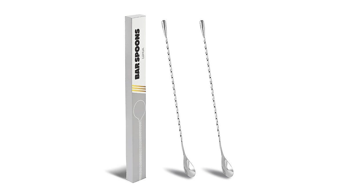 Mixing Spoon - 12 Inch Stainless Steel Bar Spoon Set