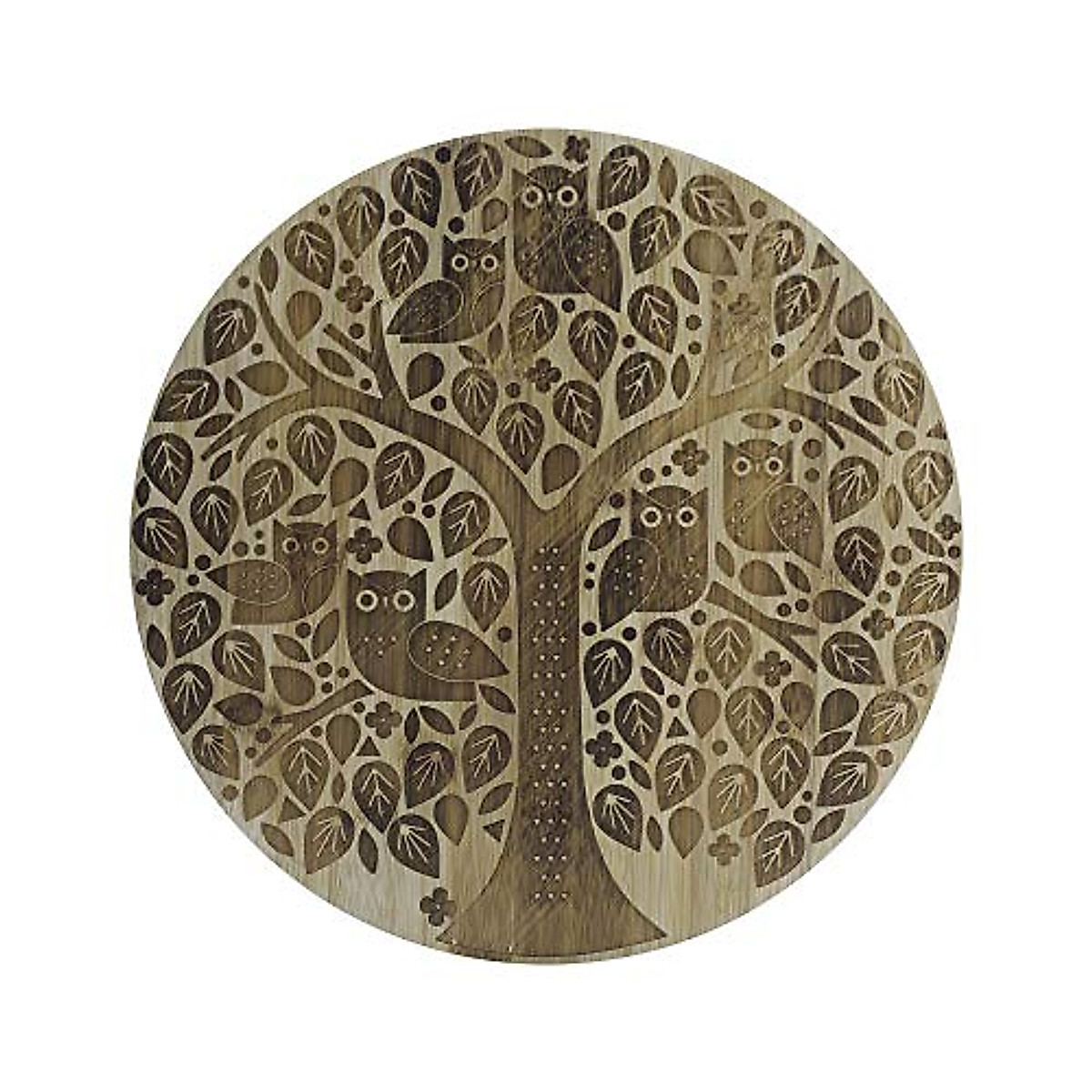 Mason Cash in The Forest Round Serving Board, Brown