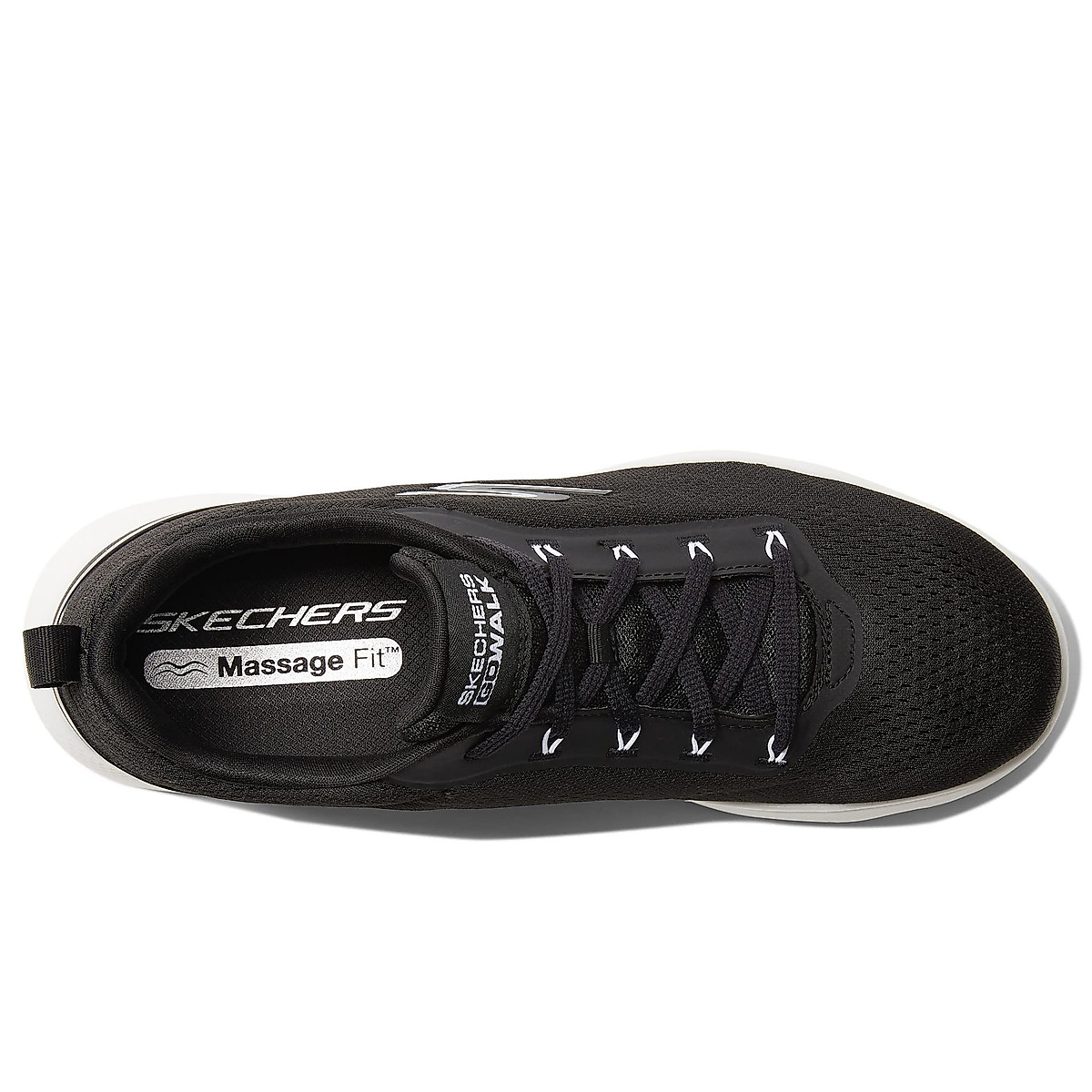 Skechers Go Walk Massage Fit - 216404 Black/White 11 D (M)