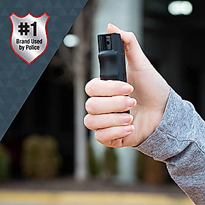 SABRE Self-Defense Kit with Pepper Spray and Stun Gun with Flashlight, 25 Bursts, 10-Foot (3-Meter) Range, Painful µC Charge, 120 Lumens, Rechargeable Battery, Safety Switch