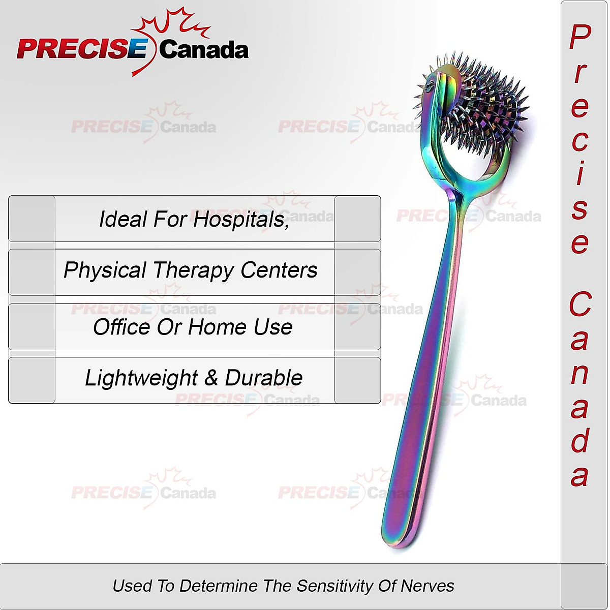 Precise Canada: Wartenberg Neurological Pin Wheel Pinwheel 7 Head Diagnostic Multi Color Rainbow