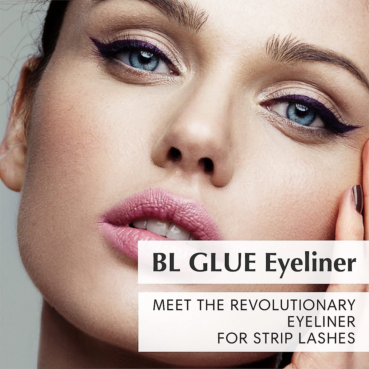 BL Lashes Glue Eyeliner for False Lashes | 2-in-1 Felt-Tip Eyelash Adhesive and Eyeliner, Easy to use, Extra Strong Hold for Strip Lashes 0.7ml/0.02fl Oz
