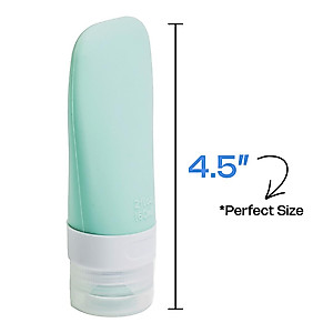 Travel Bottles for Toiletries and Travel Size Containers TSA Approved and Easy-to-Use Travel Size Bottles Made of Silicone & Travel Essentials by Enzi