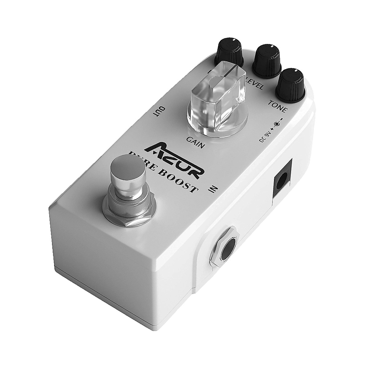 AZOR Pedal Power Adapter with Pure Boost Guitar Effect Pedal Micro Clean Boost with True Bypass