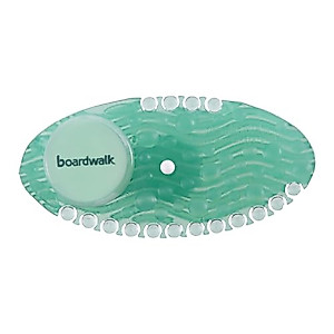 Boardwalk BWKCURVECMECT Solid Curve Air Freshener - Cucumber Melon Fragrance, Green (10/Box, 6 Boxes/Carton)