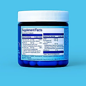 Swanson WIO™ Mental Wellness SELF-Care™ for Better Sleep + Mood Support, Cognitive Wellness, Non-GMO with Zinc, Magnesium, Melatonin, Nighttime - 4 oz Bottle with 30 Capsules (30-Day Supply)