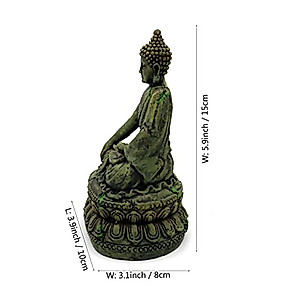 Aquarium Decorations Resin Buddha Sculpture / Head Sculpture Aquarium Decor Ornament