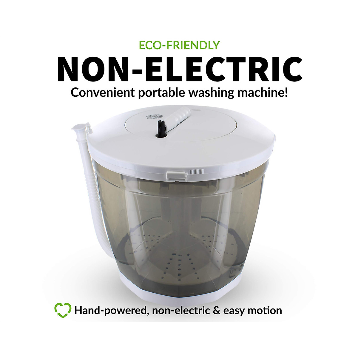 KHOMO GEAR - Mini Portable Washing Machine - Washer and Dryer - Manual Non Electric