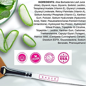 Collagen Peptide Complex Face Serum Anti Aging with Matrixyl 3000 and Hyaluronic Acid, Microneedling, Brightening, Hydrating and Skin Tightening for Glass Skin- DERMATOLOGIST TESTED