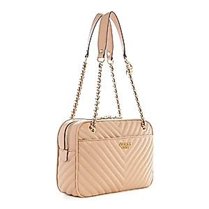 GUESS Keillah Top Zip Shoulder Bag, Beige