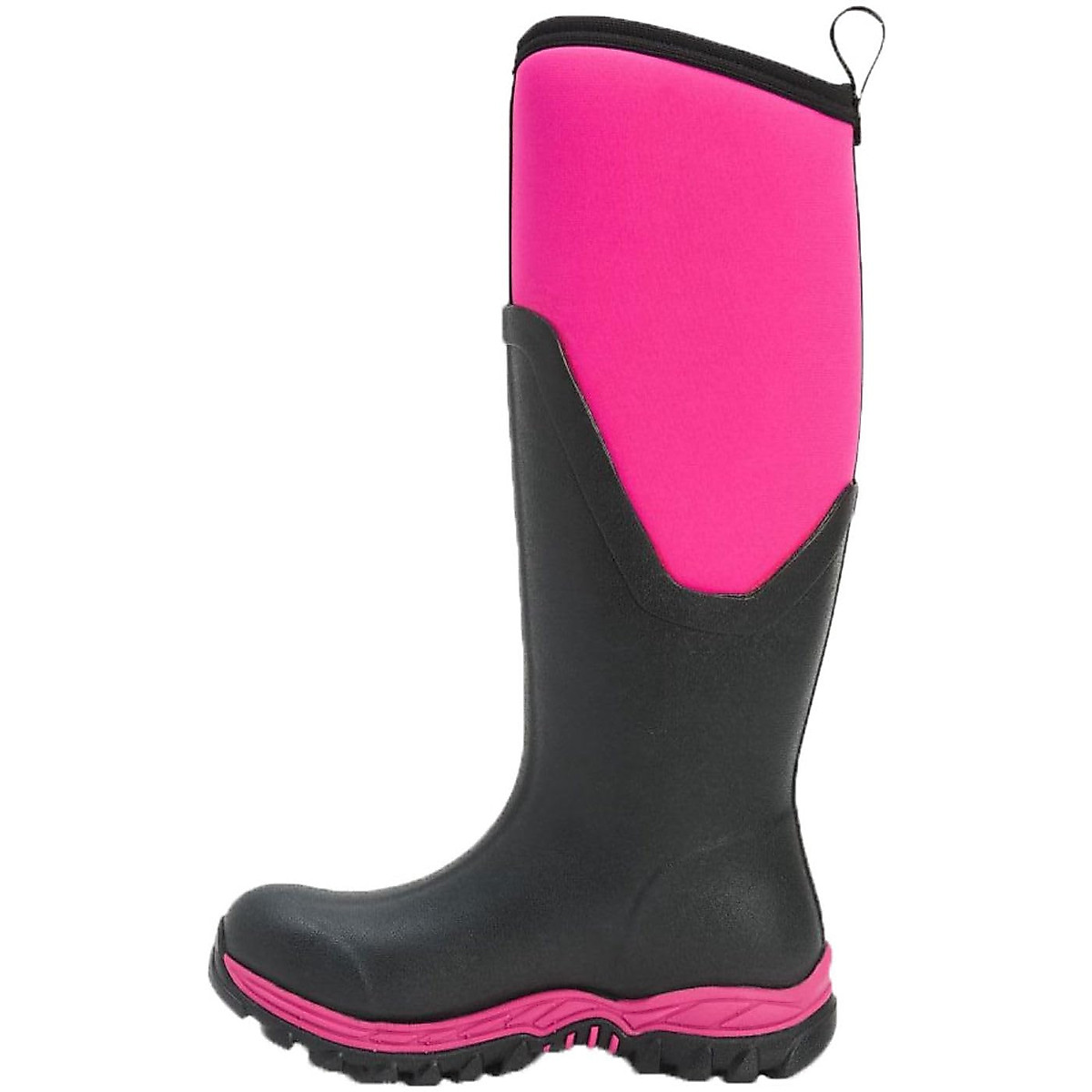 Muck Boot womens Arctic Sport Ii Tall Snow Boot, Black/Pink, 10 US