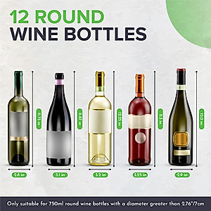 FreshDecor Wine Rack Wall Mounted (Brown)