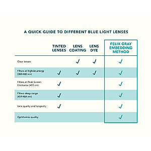 Felix Gray Faraday Blue Light Glasses Black, Blue Light Blocking Glasses, Gaming Glasses, Computer Glasses