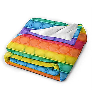 Ultra-Soft Blanket 3D Printing Flannel Throw Blanket for Couch Sofa Bed Throw Size Super Cozy and Comfy for All Seasons 1-50"x40"