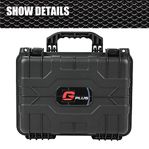 G-PLUS Graded Card Storage Box Compatible with BGS PSA SGC FGS Weatherproof Graded Sports Trading Cards(Large, Black)