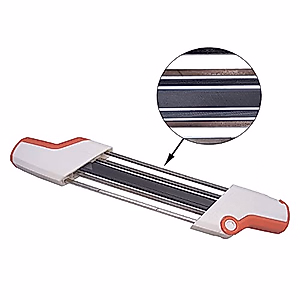 Kenshopping 2-in-1 4.0mm Easy File Chainsaw Chain Sharpener for Stihl Pitch 3/8" Diameter 5/32"