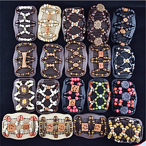 LOVEF Hair Clip, Thick Hair Bun Maker - Best Hair Accessories for Women - Easy Updo - Doesn't Slide Out of Your Hair - Holds Long, Short - Waterproof 5 Pcs