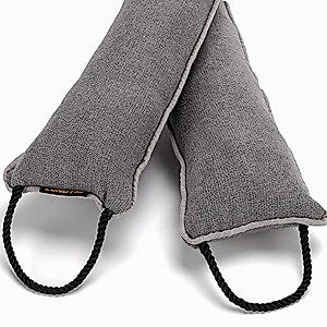 LONGTM Under Door Draft Stopper 36inch, Under Door Noise Blocker Door Snake Draft Stopper Weighted Saving Energy Under Door (Dark Grey) 2LBS