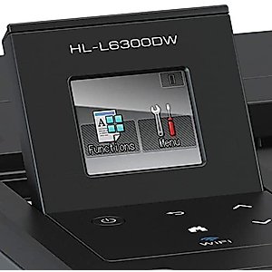 Brother HL-L6300DWB Wireless Single-Function Monochrome Laser Printer, Gray - Print only - 48 ppm, 1200 x 1200 dpi, 8.5 x 14, 256MB Memory, Auto Duplex Printing, 520 Sheet, Ethernet