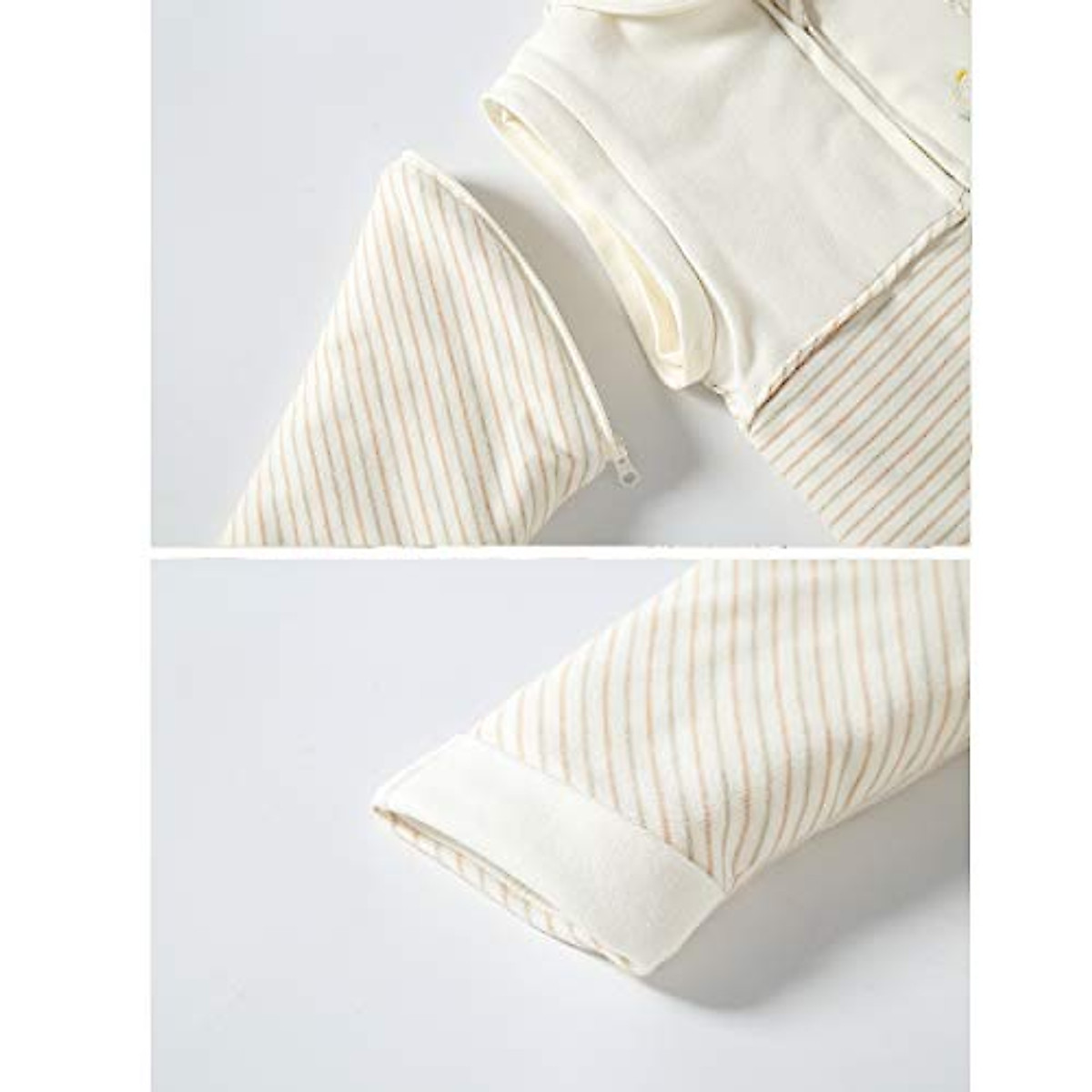 Newborn Baby Sleeping Sack Bag Winter Warm Padded Wearable Blanket Swaddle 2.5 Tog, Striped 0-8 Months