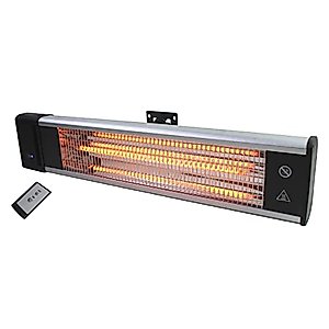 Maxx Air HeTR Outdoor Rated Ceiling or Wall Mount Infrared Heater with Remote, 1500 Watts