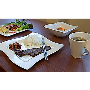 Villeroy & Boch New Wave 4-Piece Place Setting Dinner, Salad Plate, Bowl, and Mug – Premium Porcelain, Set of (Variable), Dinnerware