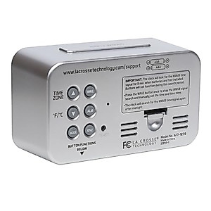 La Crosse Technology 617-1270 Atomic LCD Alarm Clock