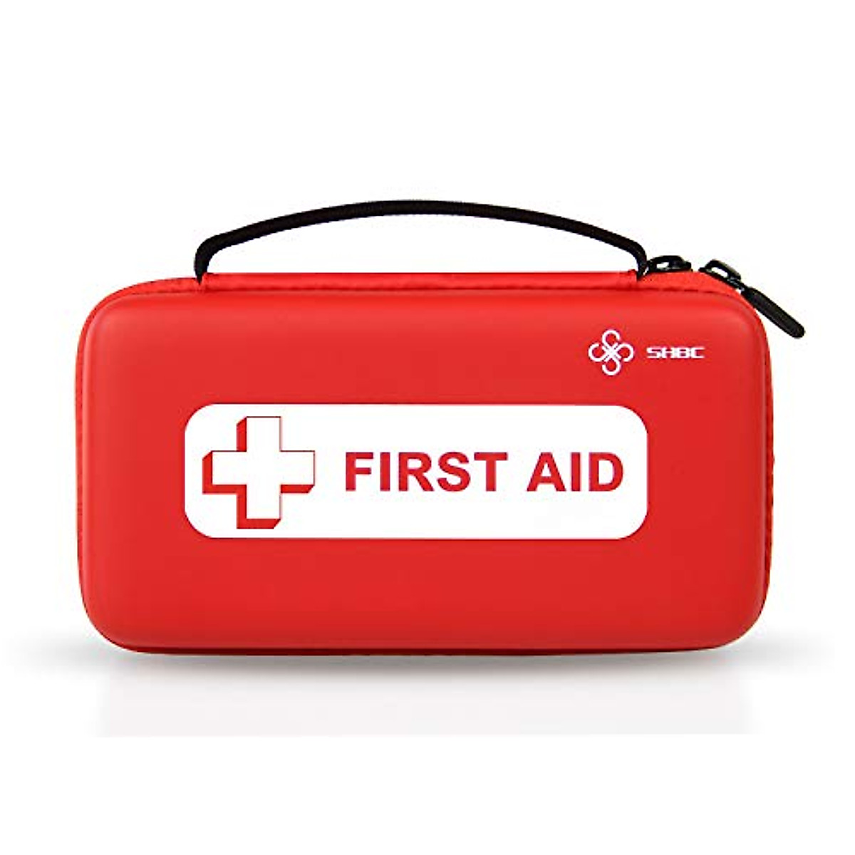 SHBC Small Travel First Aid Kit (152 Pieces) Compact Mini Waterproof Bag with Survival Medical Items for Car, Home, Travel, Hiking, Office, Outdoors, Boat, Camping, Workplace, and School.