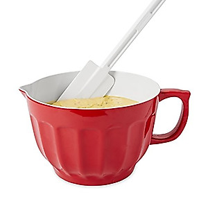 Rubbermaid Commercial Products Scraper Spatula/Food Scraper, 13.5-Inch, White, Kitchen Supplies for Baking/Cooking/Mixing in Kitchen/Restaurant