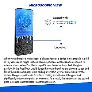 Phone Scratch Remover and Cracked Repair Liquid by ProofTech Liquid Glass Screen Protector | Covers up to 6 Devices | for All Smartphones Tablets and Watches