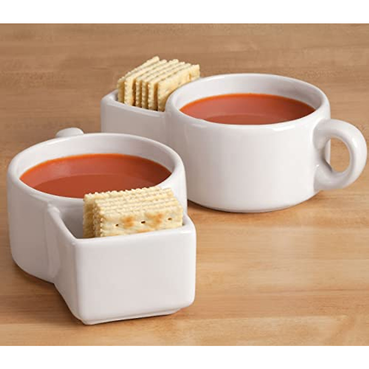 WalterDrake 15 oz. Soup and Cracker Mug, Set of 2