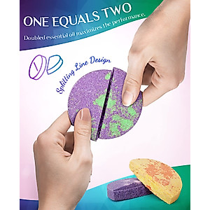 POPCHOSE Shower Steamers Aromatherapy - Fabric Shaver, Rechargeable Lint Remover with 6-Blades and Electrostatic Brush Stocking Stuffers Christmas Gifts for Women and Mom