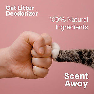 Cat Litter Deodorizer | Litter Box Odor Eliminator | Fragrance-Free with Active Carbon | Eliminates Cat Odors and Smells to Keep Your Home Fresh and Clean (25 LBs)