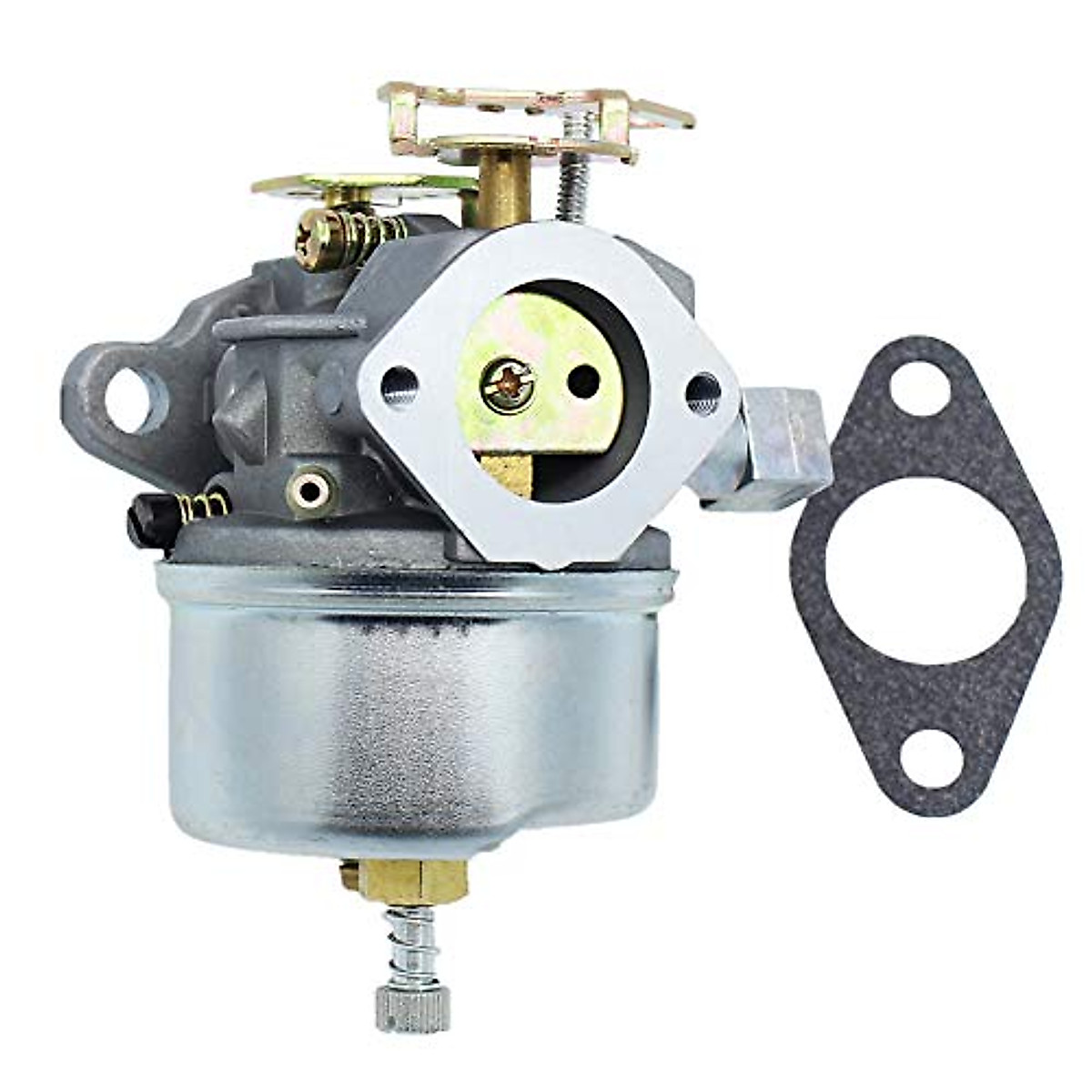 QAZAKY Adjustable Carburetor Compatible with Tecumseh 632107 640084A 640084B 640299A 640299B Craftsman Toro 38035 38052 38054 38052C 38035C 38056 421 521 Snow Blower Thrower Snowblower Carb