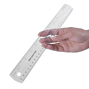 Westcott Non-Shatter Ruler, Clear, 12 Inches,(13862)