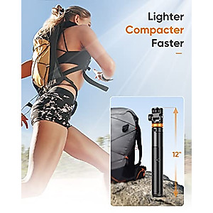 Newest 62" Phone Tripod, EUCOS Selfie Stick Tripod with Remote, Upgraded iPhone Tripod Stand & Travel Tripod, Solidest Cell Phone Tripod Compatible with iPhone 14/13/12 Pro Max/Samsung/GoPro/DJI