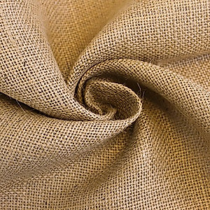 AK TRADING CO. Natural Burlap by The Yard - 60" Wide - 100% Jute Fabric - Natural