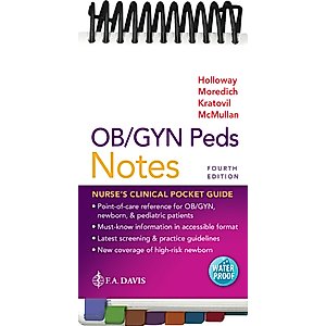 OB/GYN Peds Notes: Nurse's Clinical Pocket Guide