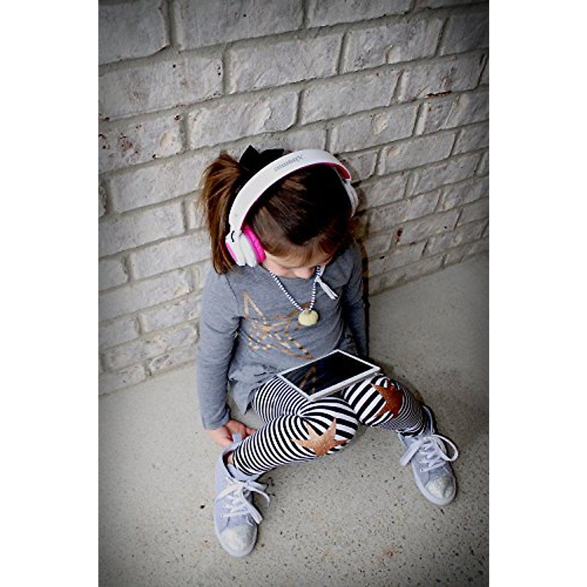 Riwbox 2 Packs WT-7S Kids Headphones Wireless, Foldable Stereo Bluetooth Headset with Mic Compatible with PC/Laptop/Tablet/iPad (Blue-Pink)