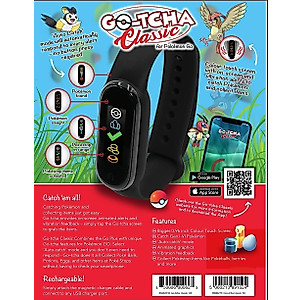 Datel Go-Tcha Classic for Pokemon Go with Auto Catch/Vibration Feedback/Animated Graphics & More Support iPhone/Android - Black