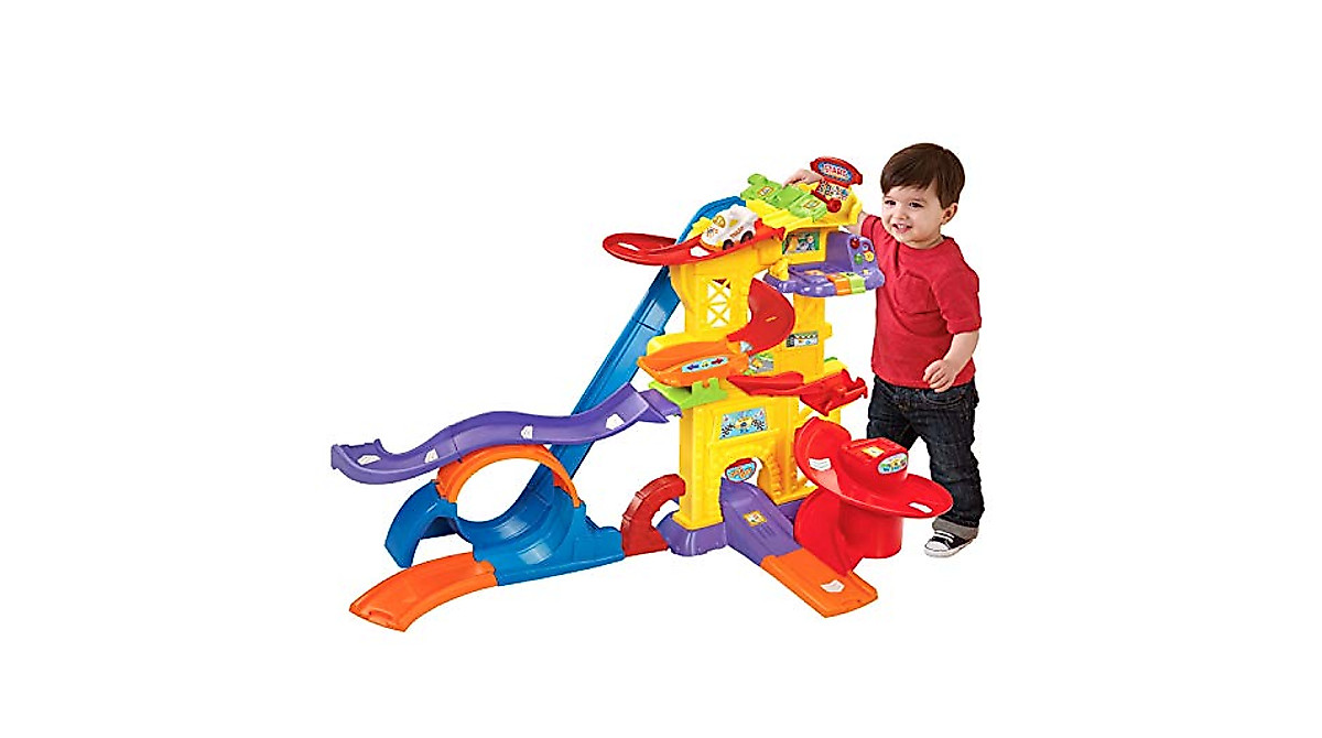 VTech Go! Go! Smart Wheels Race Track Playset - Learn & Play!